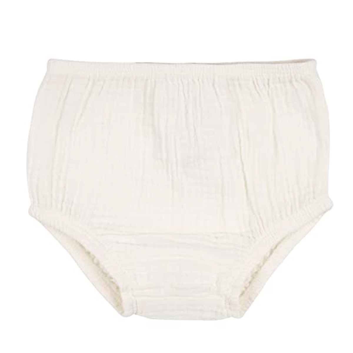 Gerber Baby Girl's 2 Piece Dress and Diaper Cover Set, Ivory, 3-6 Months