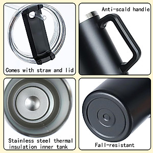 Dog Mom Tumbler Personalized with Handle Name Custom Tumblers for Dog Dad Lovers Owners Mothers Day