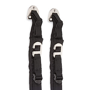 Suspenz Kayak Canoe Stand Up Paddle Board SUP Hanger, DLX Strap Storage System Padded, Black, 36" (40-4011)