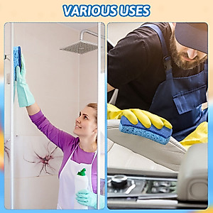 Rtteri 50 Pcs Dish Sponges Kitchen Sponges for Dishes Non Scratch Dish Sponge Dishwashing Sponge Dish Scrubber Scrub Sponge Household Cleaning Sponges for Kitchen Bathroom Car Essentials Supplies