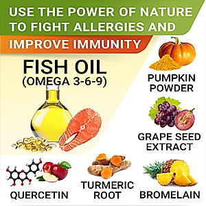 Probiotics + Allergy Relief for Dogs Bundle - Chewable Fiber Supplement + Itchy Skin Treatment - Digestive Enzymes + Omega 3 & Pumpkin - Upset Stomach Relief + Itch Relief- 360 Chews - Made in USA