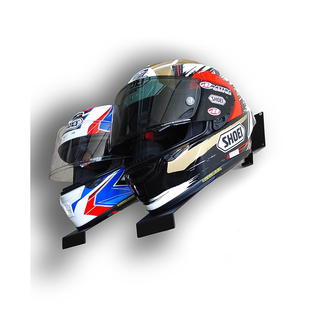 Mesa Metal Works Motorcycle Helmet Holder - Helmet Wall Mount - Helmet Rack - Helmet Display - Helmet Storage Rack - Made in USA