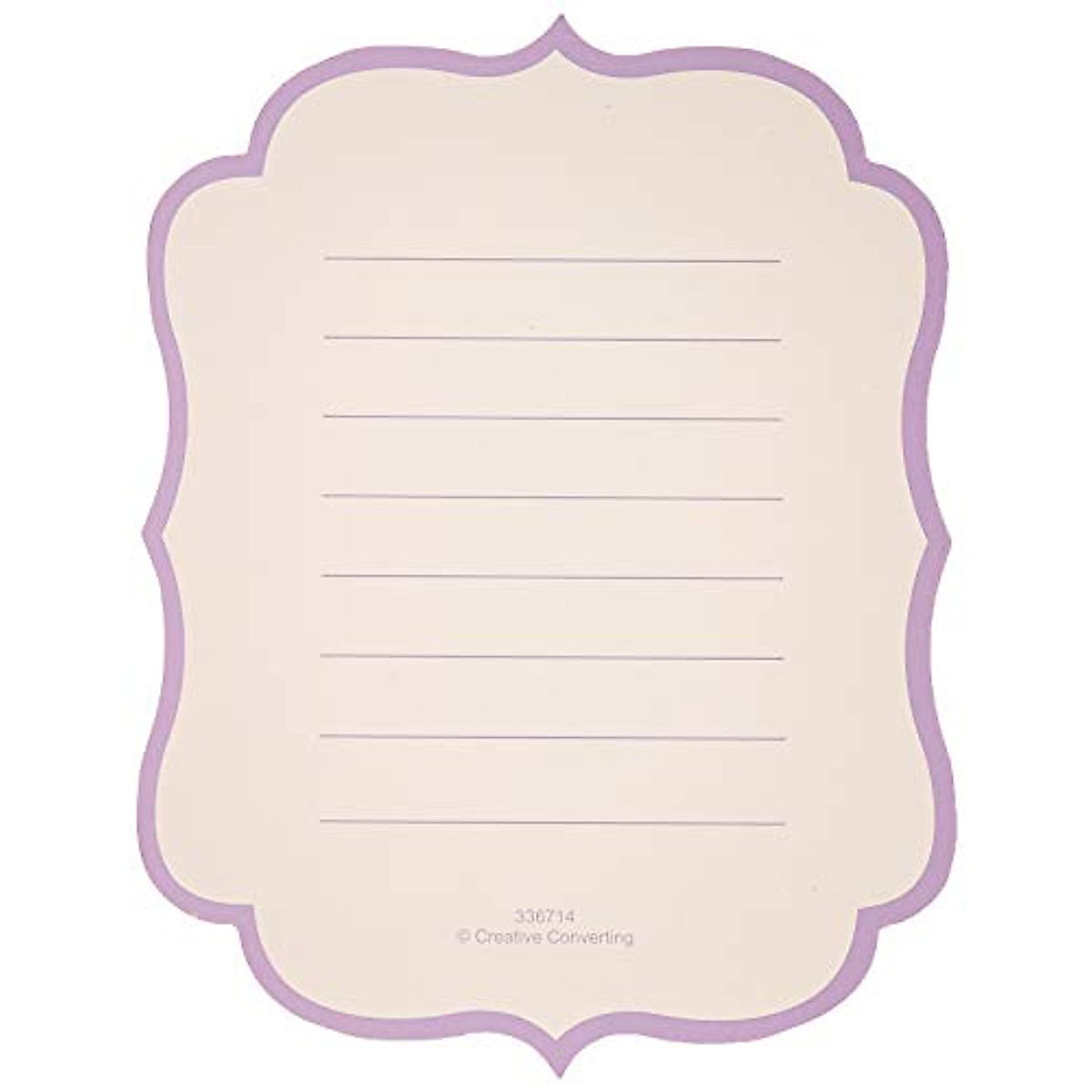 Creative Converting INVITATION PSCD, 0.04x4.5x5.9inc, IRIDESCENT