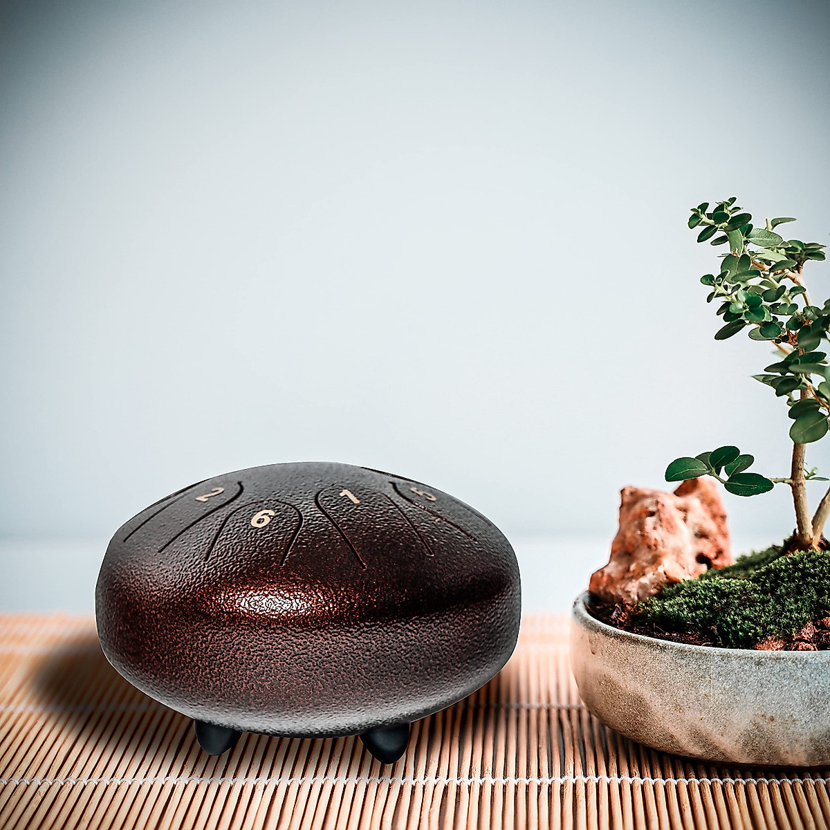 8 Note 6 Inch Beginner Steel Tongue Percussion Drum Set with Mallets, Finger Picks, Music Book and Travel Case by Trademark Innovations