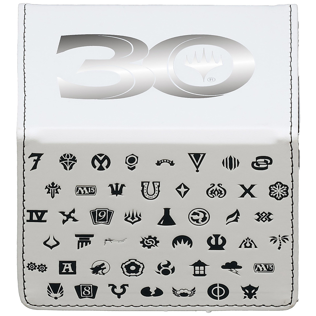 Ultra Pro - 30th Anniversary Alcove Edge for Magic: The Gathering, Store & Protect up to 100 Standard Size MTG Cards, Great for Commander Deck, Side Loading Deck Box, Premium Leatherette Finish