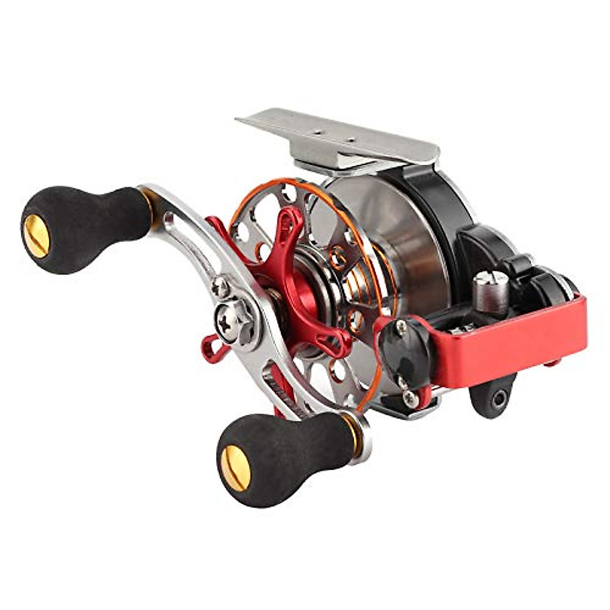 Velaurs 2.5:1 Fishing Reel, Exquisite Automatic Line Arranging Raft Fishing Wheel 2‑Color for Fishing Tool for Fishing Reel Accessory(Right Hand)