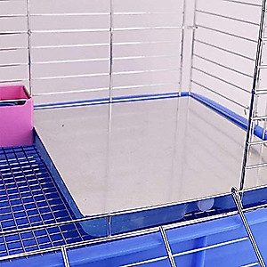PeSandy Rabbit Cooling Pad, Hamster Cooling Pad Pet Cooling Mat for Rabbit Bunny Hamster Puppy Kitten Guinea Pig & Other Small Pets Stay Cool This Summer - Bite Resistance Pet Cool Plate Ice Bed