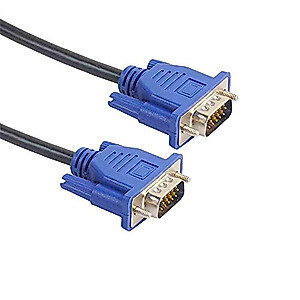 EKYLIN VGA to VGA Video Cable 1.5m / 5ft for Computer PC Laptop to Monitor Screen Projector with VGA Plug Port