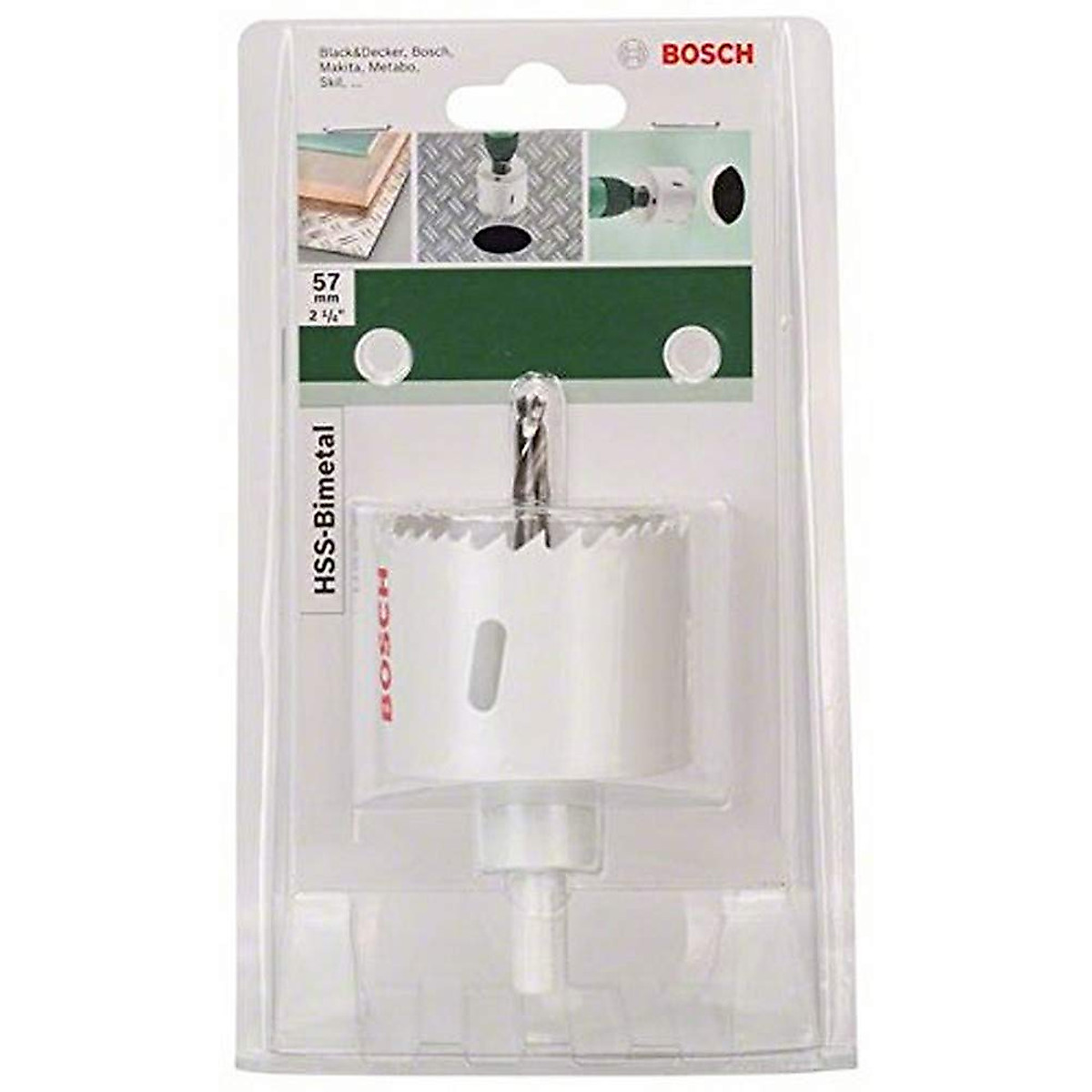 Bosch 2609255610 HSS Bi-Metal Holesaw with Diameter 57mm
