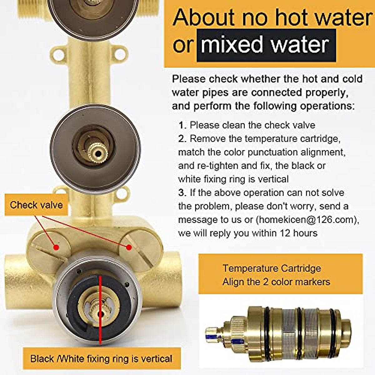 Brushed Gold Rain Shower System - 16 inch Ceiling Square Rainfall head with Handheld Spray and Full Body Massage Multi Jets Thermostatic Brass Valve Kit, Faucets Sets Complete Combo