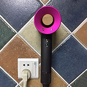 TINTON LIFE Wooden Wall Mounted Bathroom for Dyson Supersonic Hair Dryer Holder(Standard)