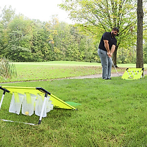 Izzo Golf Pong-Hole Golf Chipping Game & Golf Practice Net