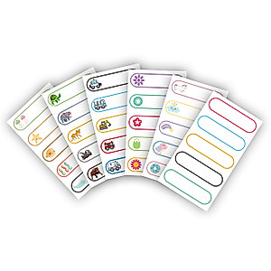Baby Bottle Labels - Write On Self Laminating - Microwave and Diswasher Safe - Great for Daycares! Made in USA by Kenco (1 Pack)
