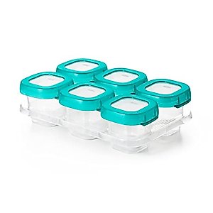 OXO Tot Baby Blocks Freezer Storage Containers 2 Oz - Teal