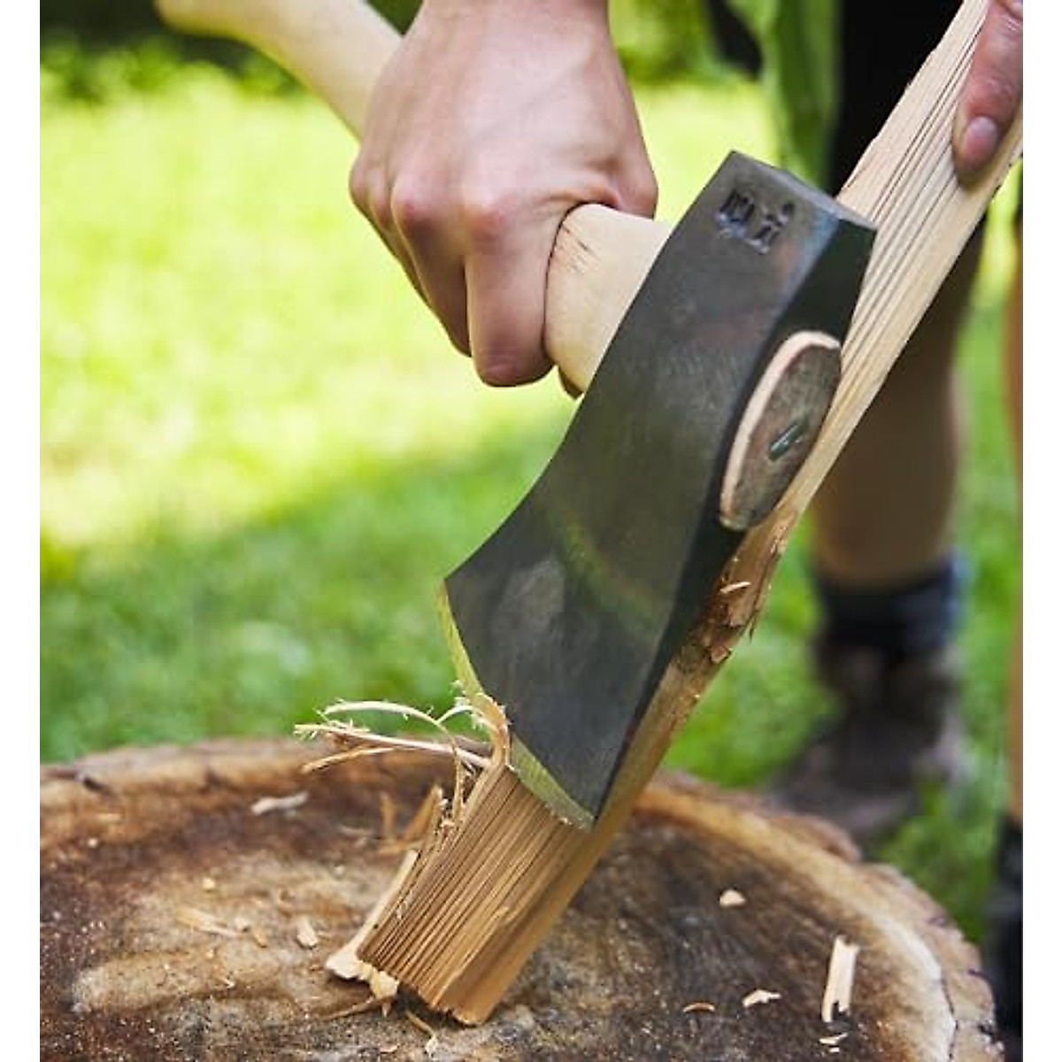 Council Tool 1.7 lb. Wood-Craft Camp Carver Axe, 16" Curved Handle Axe