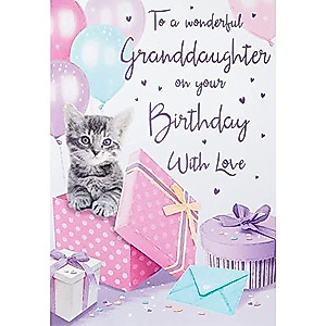 Regal Publishing Birthday Card Granddaughter - 9 x 6 inches -, C80442