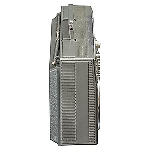 New Wave Toys M90 Micro Blaster Replica Boombox Portable Wireless Bluetooth Speaker with 40 Inch Silver Necklace Chain, Dual 6W Micro Speakers, 20 Hour Playtime