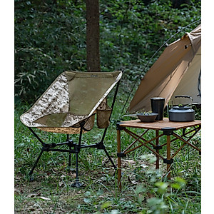 iClimb Lightweight Stable Alu. Folding Square Table Roll Up Top with Carry Bag for Camping Picnic Backyards BBQ Camp Kitchen (Silver, S)