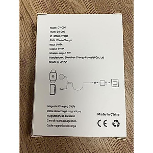 Watch Charger 2 in 1 Type-C Portable Charging Cable Compatible with Apple Watch iwatch Series SE/8/7/6/5/4/3/2/1 and Compatible with iPhone 13/12/11/Pro/Max/X/XR/XS/XS Max&Pad Series (4ft/1.2M)