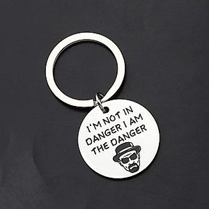 BLEOUK Crime TV Inspired Gift Breaking Gift Bad Gift TV Show Fans Gift Chemistry Teacher Gifts (i am the danger)