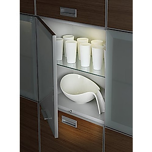 BAZZ Integrated LED Hinge Gadget Closet and Drawer Light, Wireless, Easy Installation, Batteries Included, Long-Lasting, 2.75-in, White