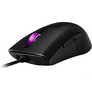 ASUS ROG Keris Ultra Lightweight Wired Gaming Mouse | Tuned ROG 16,000 DPI Sensor, Hot-Swappable Switches, PBT L/R Keys, Swappable Side Buttons, ROG Omni Mouse Feet, ROG Paracord & Aura Sync RGB,Black