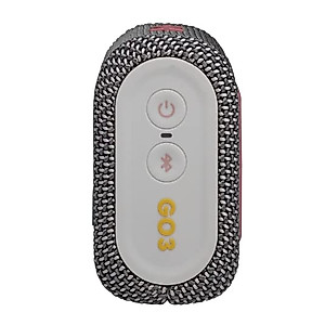 JBL GO 3 Waterproof Ultra Portable Bluetooth Speaker Bundle with gSport Deluxe Hardshell Case (Gray)