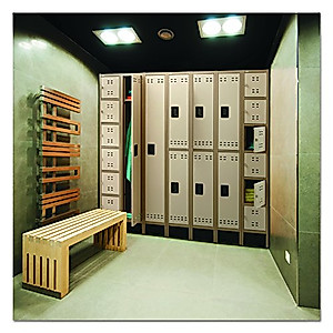 Safco Products Double Tier Locker,3 Column, Tan