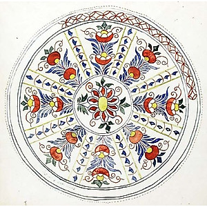 An original design for a porcelain plate