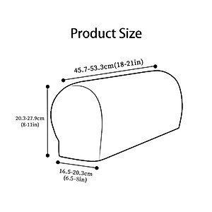 LINGXIYA Set of 2 Sofa Armrest Cover, Soft Stretch Arm Cover for Recliners Sofas Chairs,Couch Furniture Armrest Protector Covers