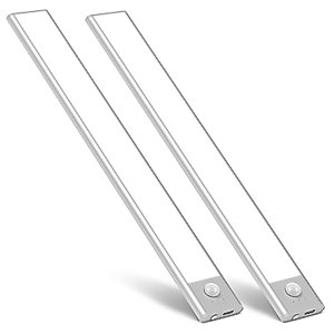 BLS LED Closet Lights, 52LED Motion Sensor Light Indoor, Under Cabinet Lights Rechargeable USB-C Under Cabinet Lighting, 1800mah Battery Operated Lights Wireless Magnetic Light for Kitchen Night Stair