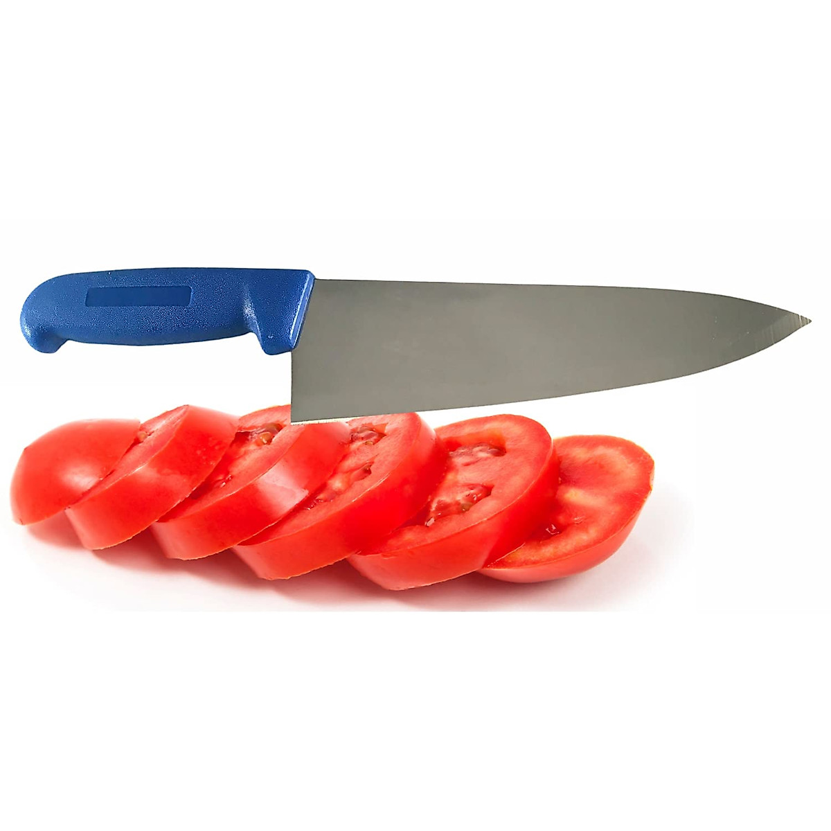 Cozzini Cutlery Imports 8" Chef Knife Choose Your Color - Razor Sharp Commercial Kitchen Cutlery - Cook's Knives (Blue)