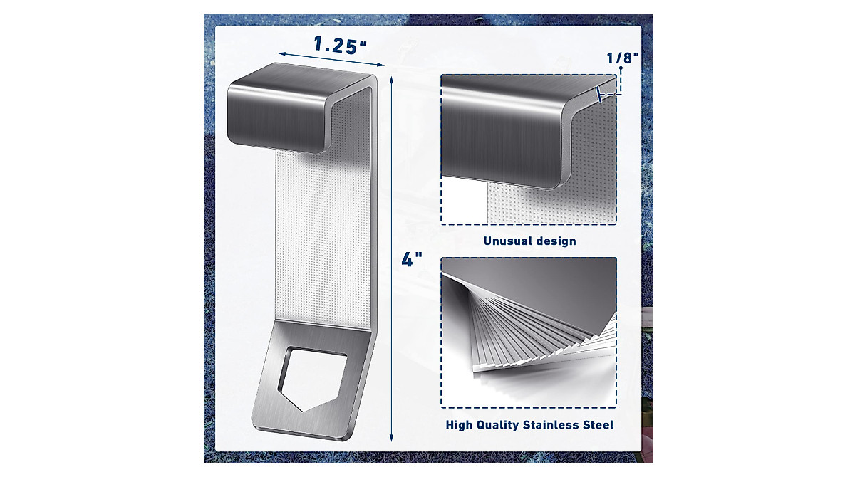 Kuco Stainless Steel Cooler Lock Brackets for Yeti/RTIC Coolers