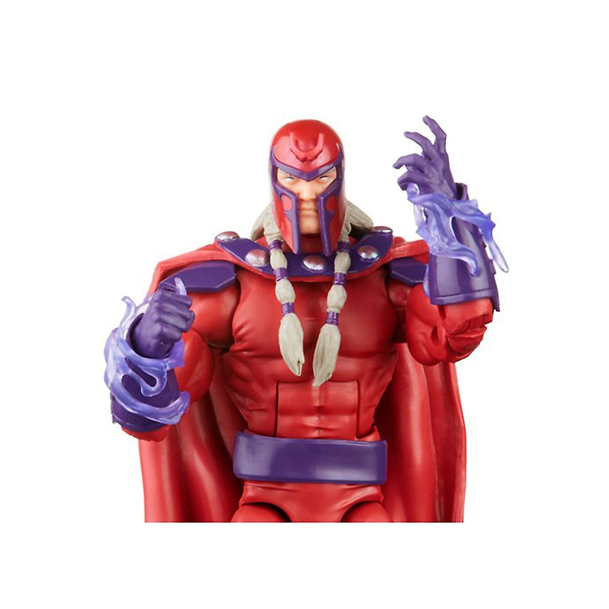 Marvel Legends Series 6-inch Scale Action Figure Toy Magneto, Premium Design, 1 Figure, and 5 Accessories , Red
