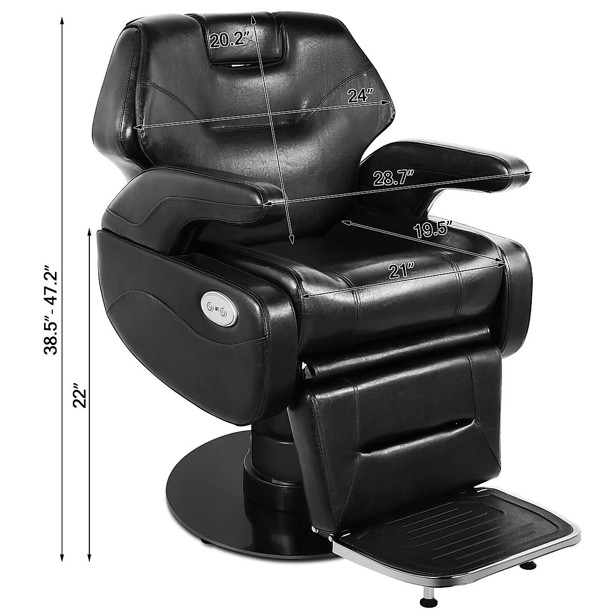 Artist hand Electric Barber Chair, Electric Chair, Lifting Recline Chair, Beauty Salon Chair All Purpose Hydraulic Beauty Salon Styling Chair