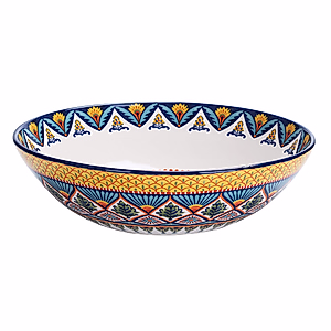 Bico Havana Ceramic 13 inch Serving Bowl, Microwave & Dishwasher Safe