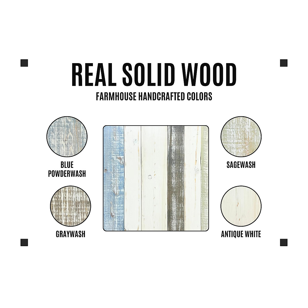 Barn Walls Solid Wood Headboard California King Size Farmhouse with Smooth Natural Wood Grain, Handcrafted Wall-Mounted Panel Head Board, Adjustable Height, Modern Farmhouse Bedroom, Built to Last