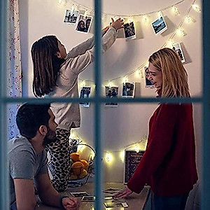 20/50/100 pcs Plastic Clothes Pegs, Wind-Proof Photo Clip, Mini Clear Plastic Clothespins, Photo Hanging Clamp, Laundry Home Supplies(2.5cm 20pcs)