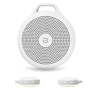 Portable White Noise Sound Machine for Baby, 20 Soothing Natural Sound with Night Light, Noise Cancelling Sound Machine Baby for Meditation, Volume Control for Sleep Aid, Registry Gift, White Color