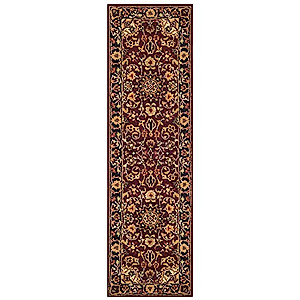 SAFAVIEH Classic Collection 2'3" x 4' Burgundy / Navy CL362A Handmade Traditional Oriental Premium Wool Accent Rug