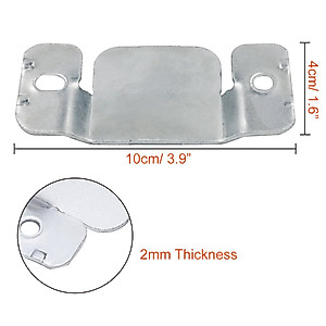 PAXCOO 8 Pcs Metal Sectional Sofa Interlocking Furniture Connector with Screws