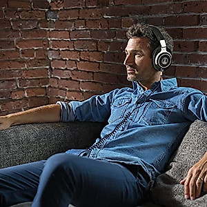 weishan Coiled Audio Cable Replacement for Audio-Technica ATH-M50X, ATH-M40X, ATH-M70X Gaming Headphones, 2.5mm to 3.5mm Extension Aux Cord Wire 5ft to 16ft