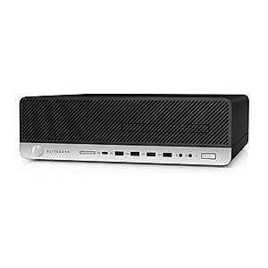 HP EliteDesk 800 G3 16GB 512GB SSD Intel Core i7-6700 X4 3.4GHz Win10, Black (Renewed)