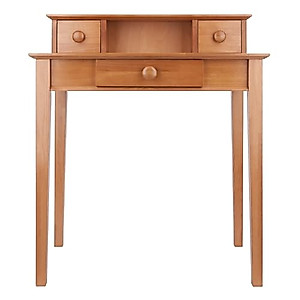 Winsome Wood Studio Home Office, Honey