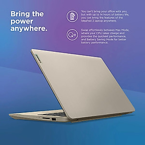 Lenovo IdeaPad 3 14 Laptop 2023 14” FHD 1920 x 1080 Display AMD Ryzen 7 5700U, 8-core, AMD Radeon Graphics, 8GB DDR4, 512GB SSD, Backlit Keyboard, Fingerprint, Wi-Fi 6, Bluetooth 5.1, Windows 11 Pro