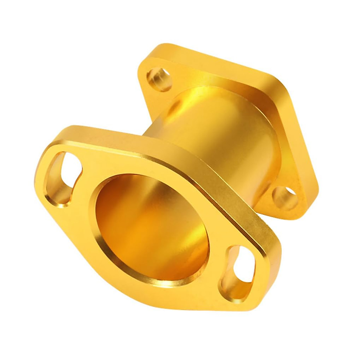 Performance Racing Intake Pipe Inlet Manifold CNC Aluminum with Gasket Screw for VM22 26mm Predator 196cc 212ccc CT200U Honda GX160 GX200 6.5HP OHV KT196 Clone Engines Mini Bike Go Kart Gold