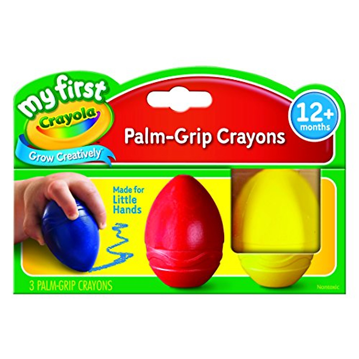Crayola My First Egg Crayons, Easy-Grip