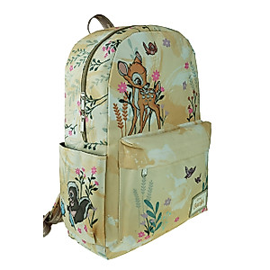 KBNL Classic Disney Bambi Backpack with Laptop Compartment for School, Travel, & Work, Multicolor, A22203-BAMBI