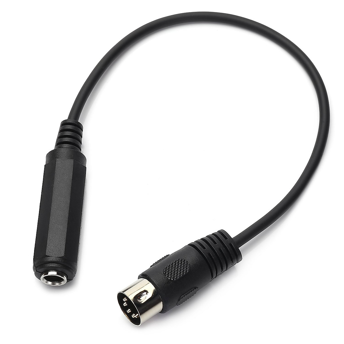 MOBOREST 6.35mm(1/4) TRS to 5-Pin DIN MIDI Cable Adapter Connect an Speaker