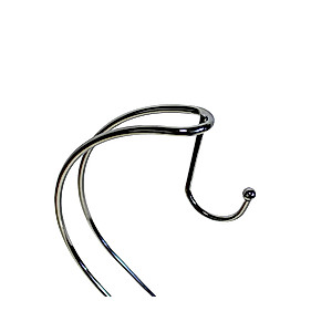 Dependable Industries inc. Essentials Silver Chrome Banana Tree Holder Ripen Fruit Evenly Prevents Bruising & Spoiling Kitchen Storage